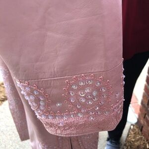 Jackets & Coats | Beautiful Pink Fully Lined Sequined Outfit Tunic Coat ...